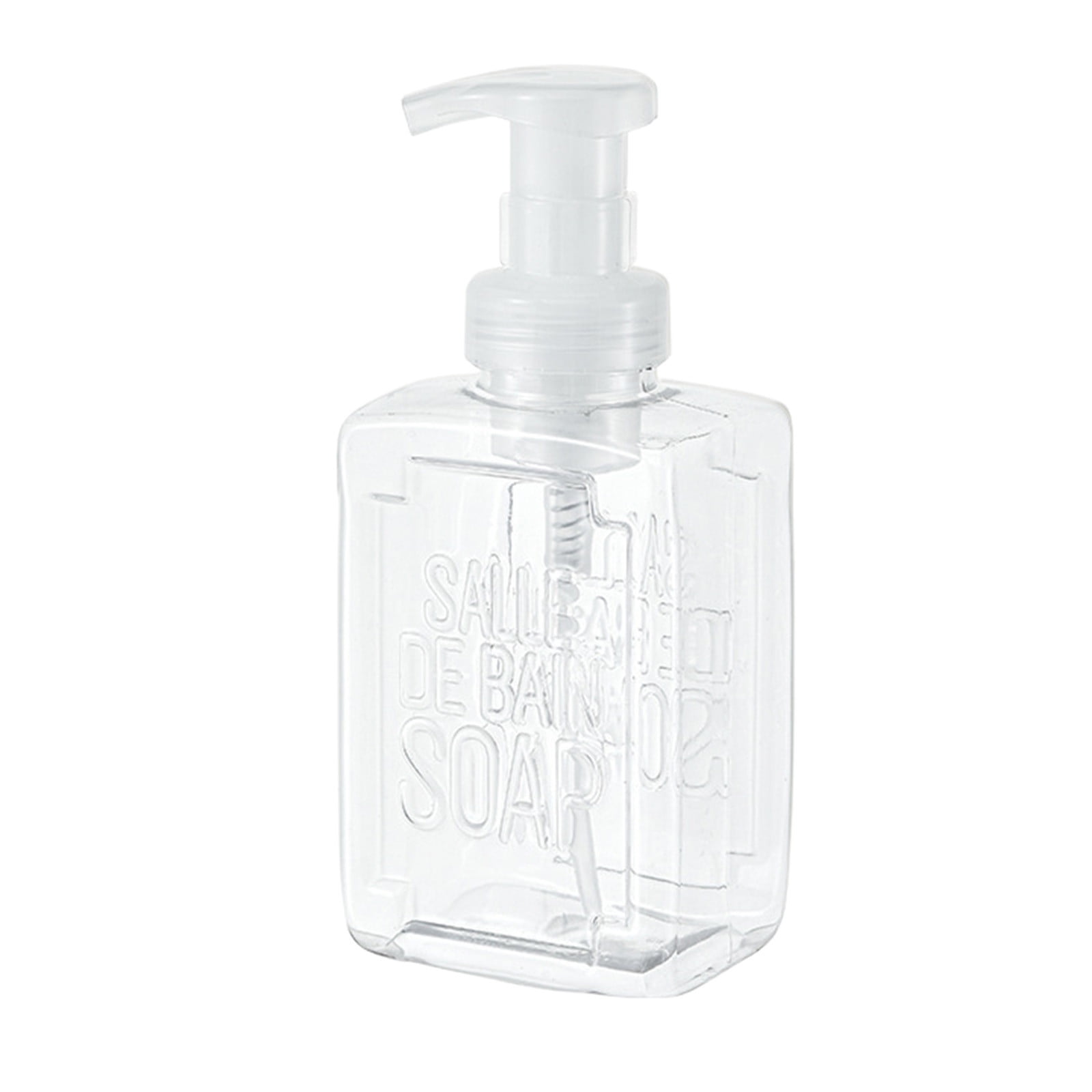 SLYNSHome Hand Soap Dispenser Clear Plastic Soap Dispenser for Bathroom ...