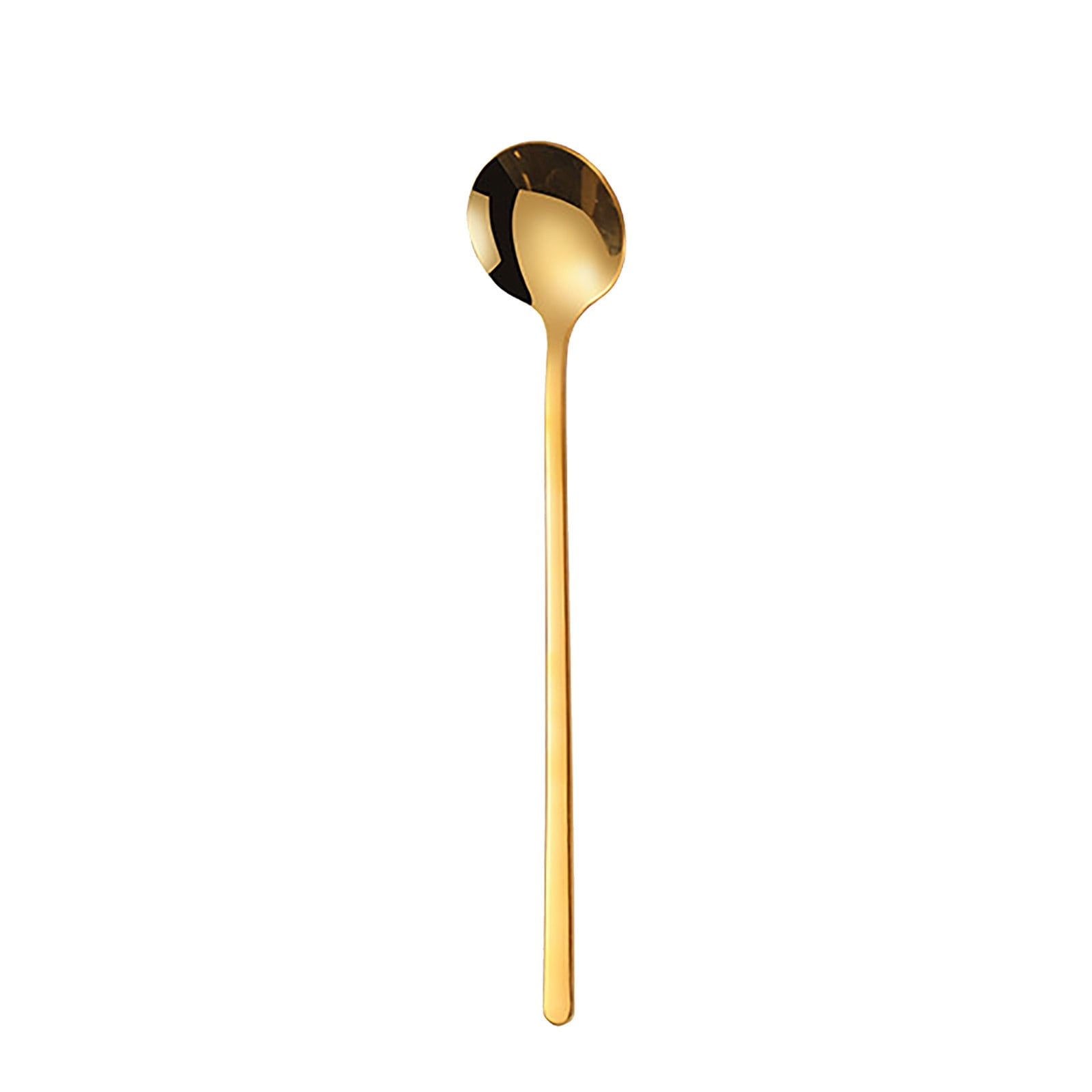 SLYNSHome Long Handle Tea Spoon,5.3 inch Stainless Steel Coffee Mixing ...