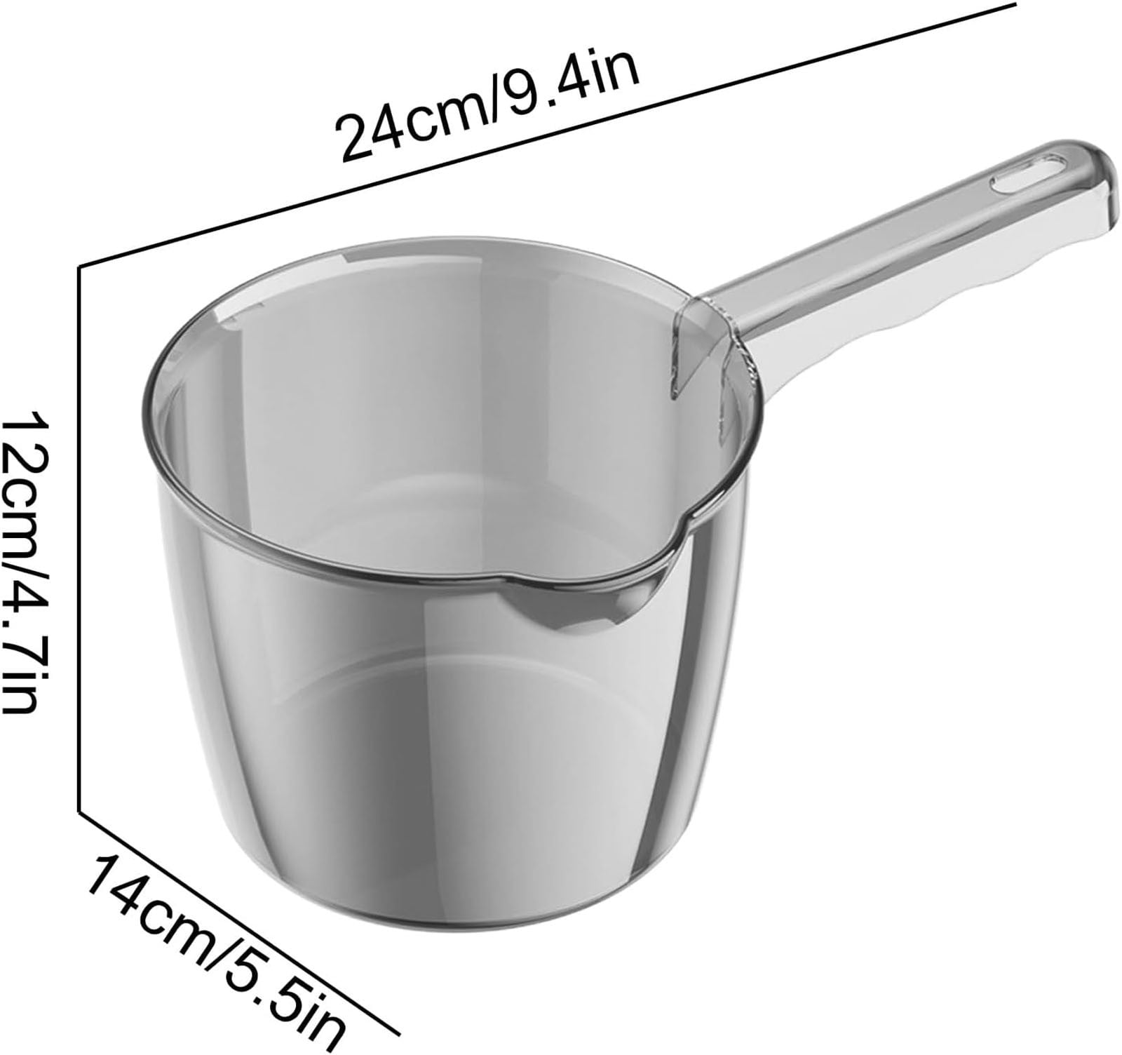 SLYNSHome Plastic Water Ladle Bath with Long Handle,Water Dipper Water ...