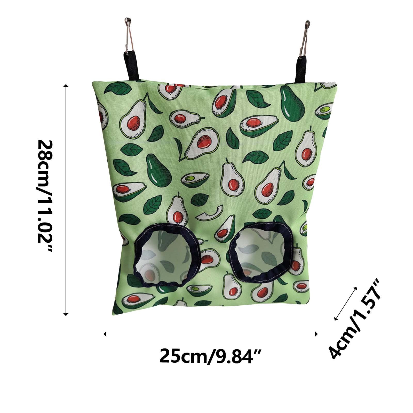 SLYNSHome Rabbit Hay Feeder Bag,Bunny Food Dispensers Bag Rack Storage ...