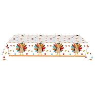2 Pcs Fall Party Tablecloths, Boriyuan 54 x 108 inch Thanksgiving ...