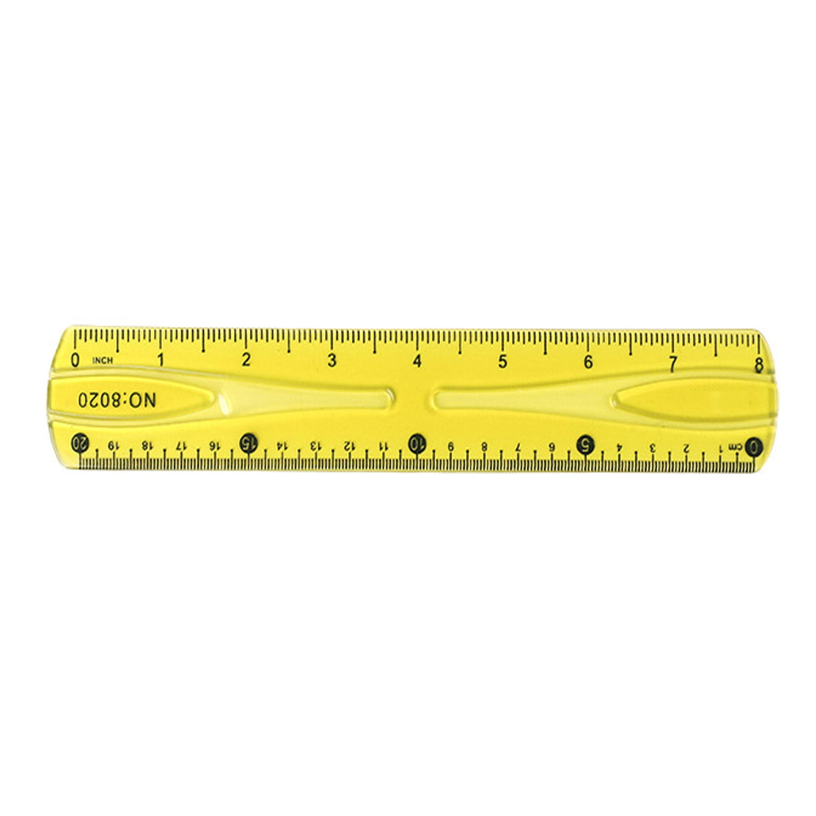 SLYNSHome Transparent Ruler Color Plastic Rulers 8 inch Ruler with ...
