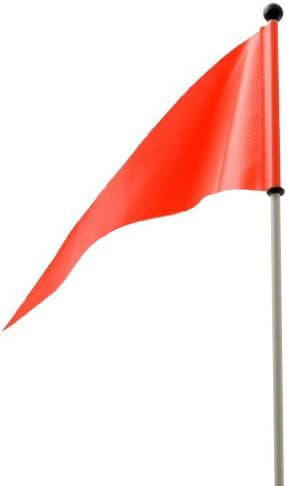 SM-12375 ATV Flag with Pole (6 ft. x 1/4 in, Blaze Orange) - Walmart.com