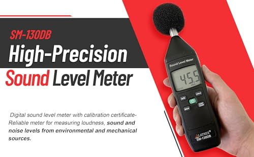 SM-130DB Digital Decibel Meter Reader and Sound Level Meter Type 2 with ...