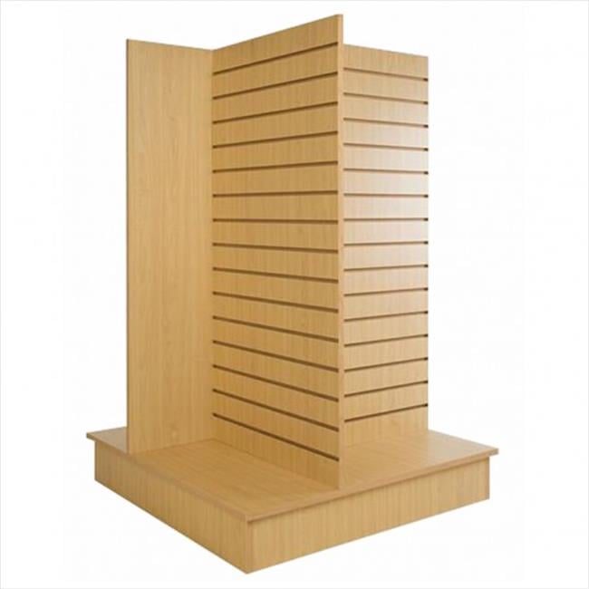 SM-4WW 4-Way Slatwall Display, White - Walmart.com