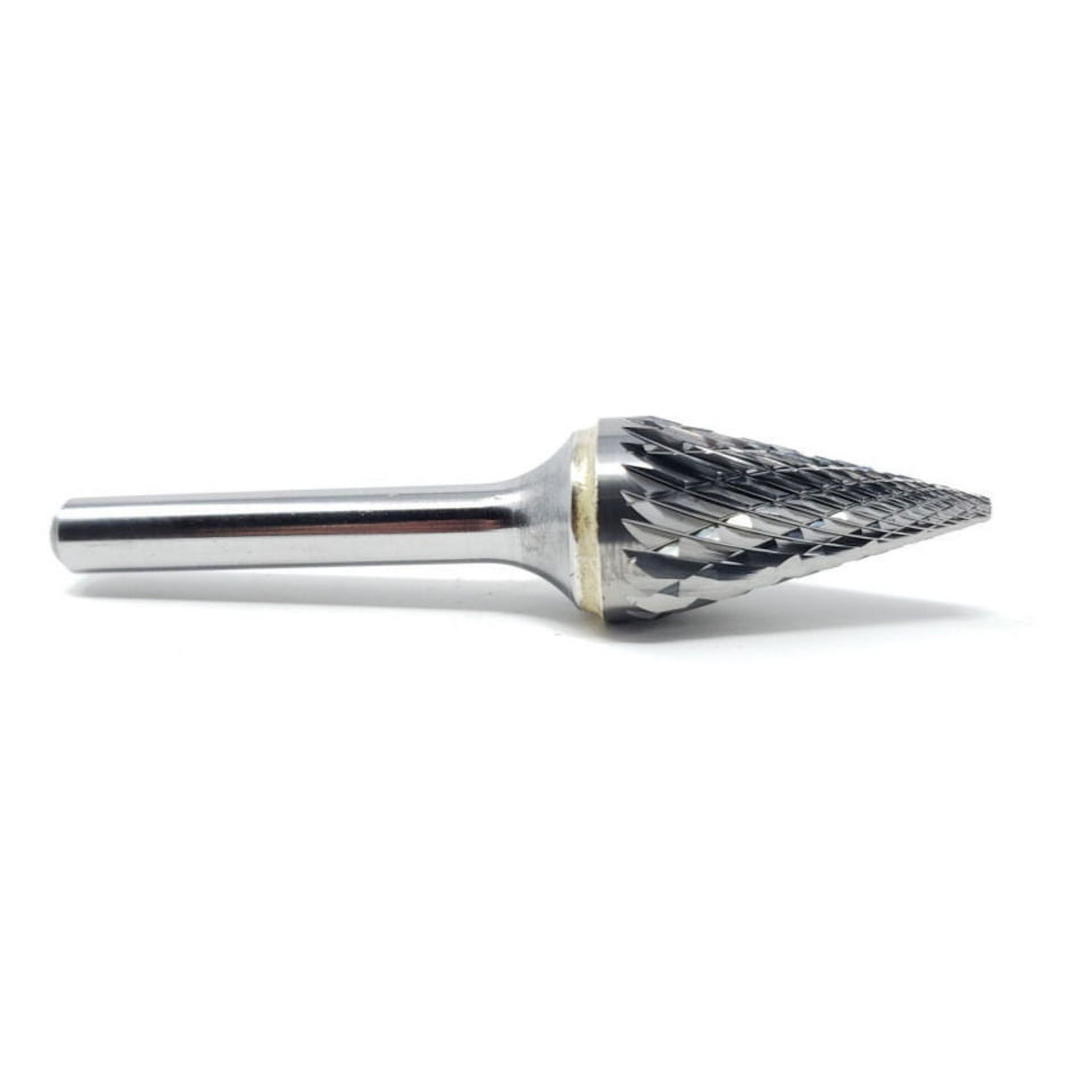 SM-6 Double Cut Cone Pointed End 5/8" x 1" Carbide Burr Bur Tool Die ...