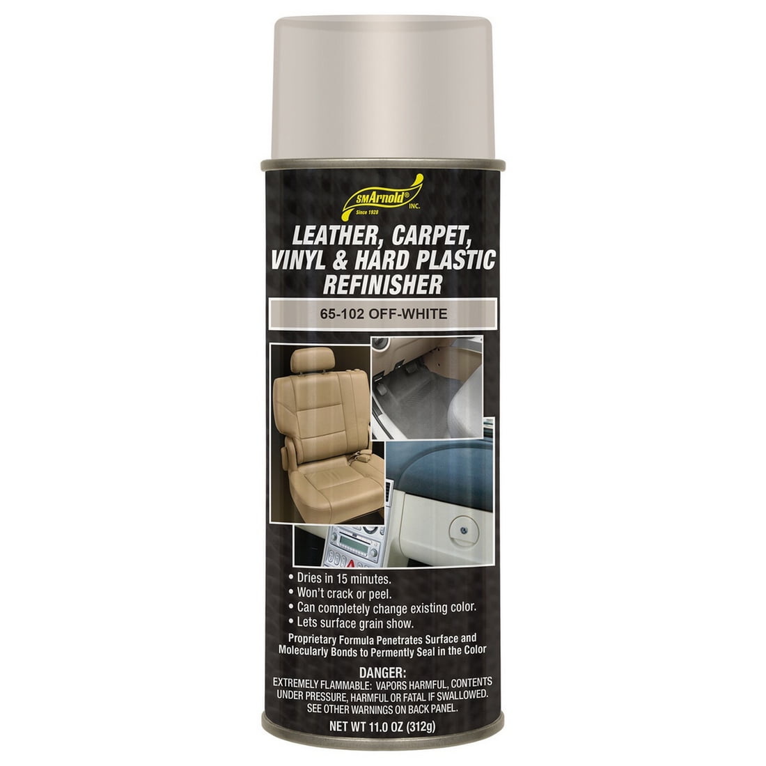 S.M. Arnold Off White Satin Spray Paint, 11 oz, Professional Grade ...