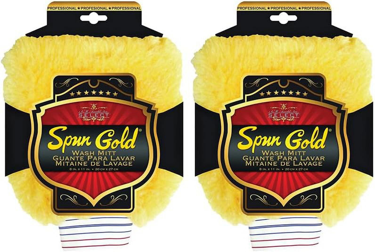 SM Arnold Spun Gold™ Professional Car Wash Mitt 2-Pack - Durable ...