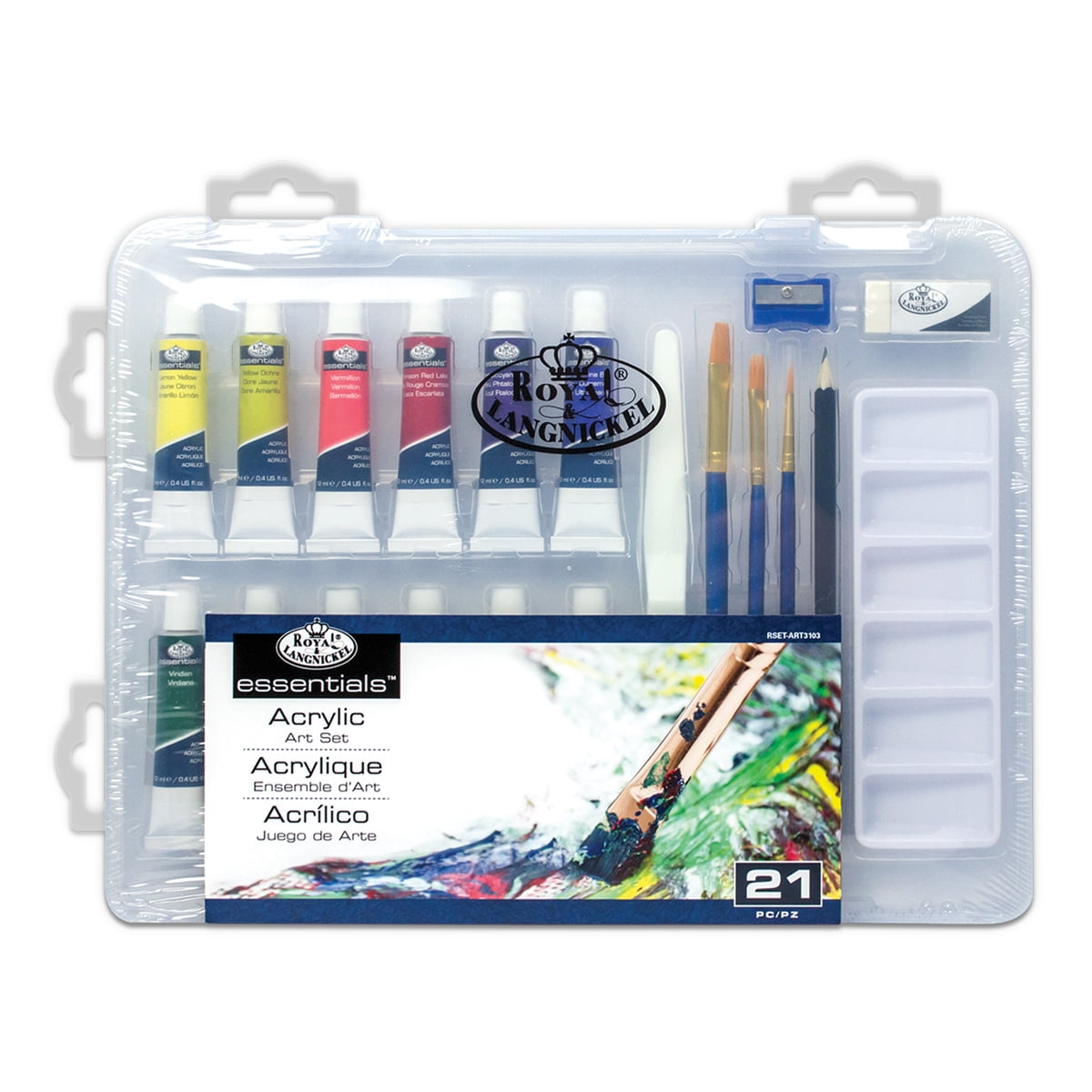 SM CLEAR CASE ACRYLIC PAINTING SET - Walmart.com