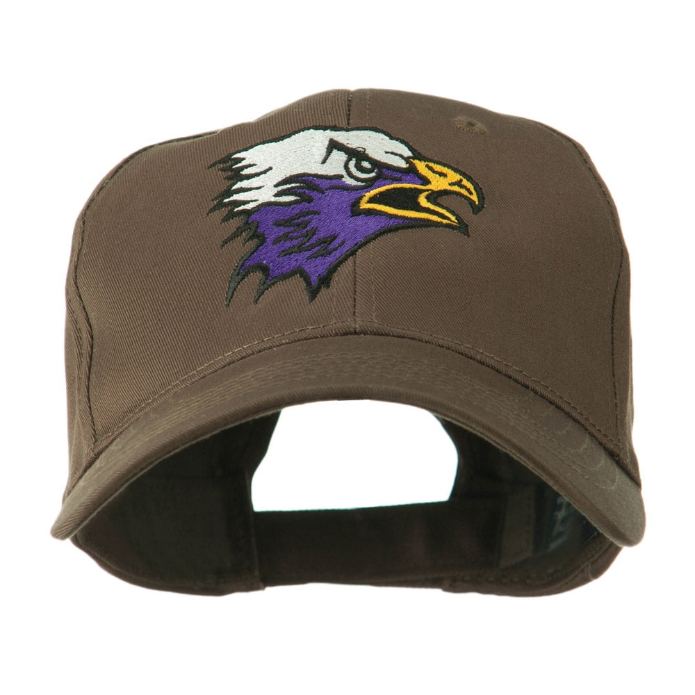 SM Eagle Head Mascot Embroidered Cap - Brown OSFM - Walmart.com