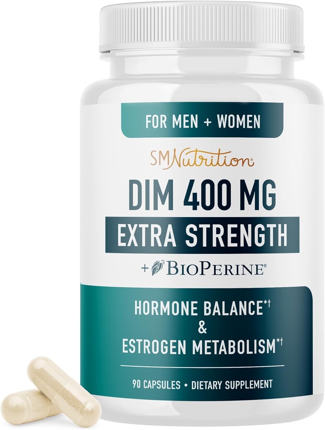Smoky Mountain Naturals DIM Supplement 400mg, Estrogen Balancing for ...