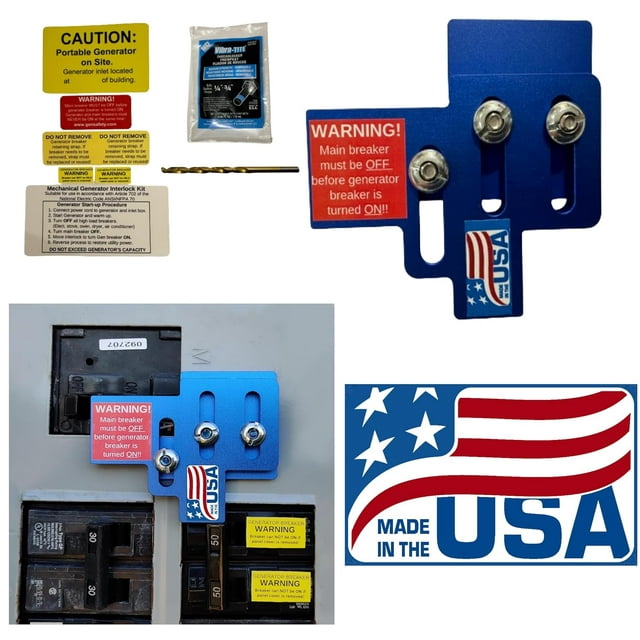 SM200 Generator Interlock Kit for Siemens & Murray 150A and 200A Panels ...