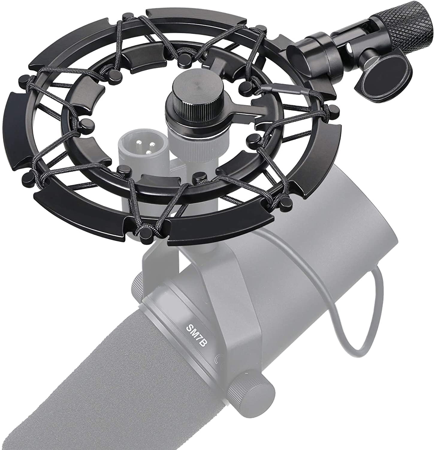 SM7B Shock Mount Reduces Vibration Noise Matching Mic Boom Arm Stand ...