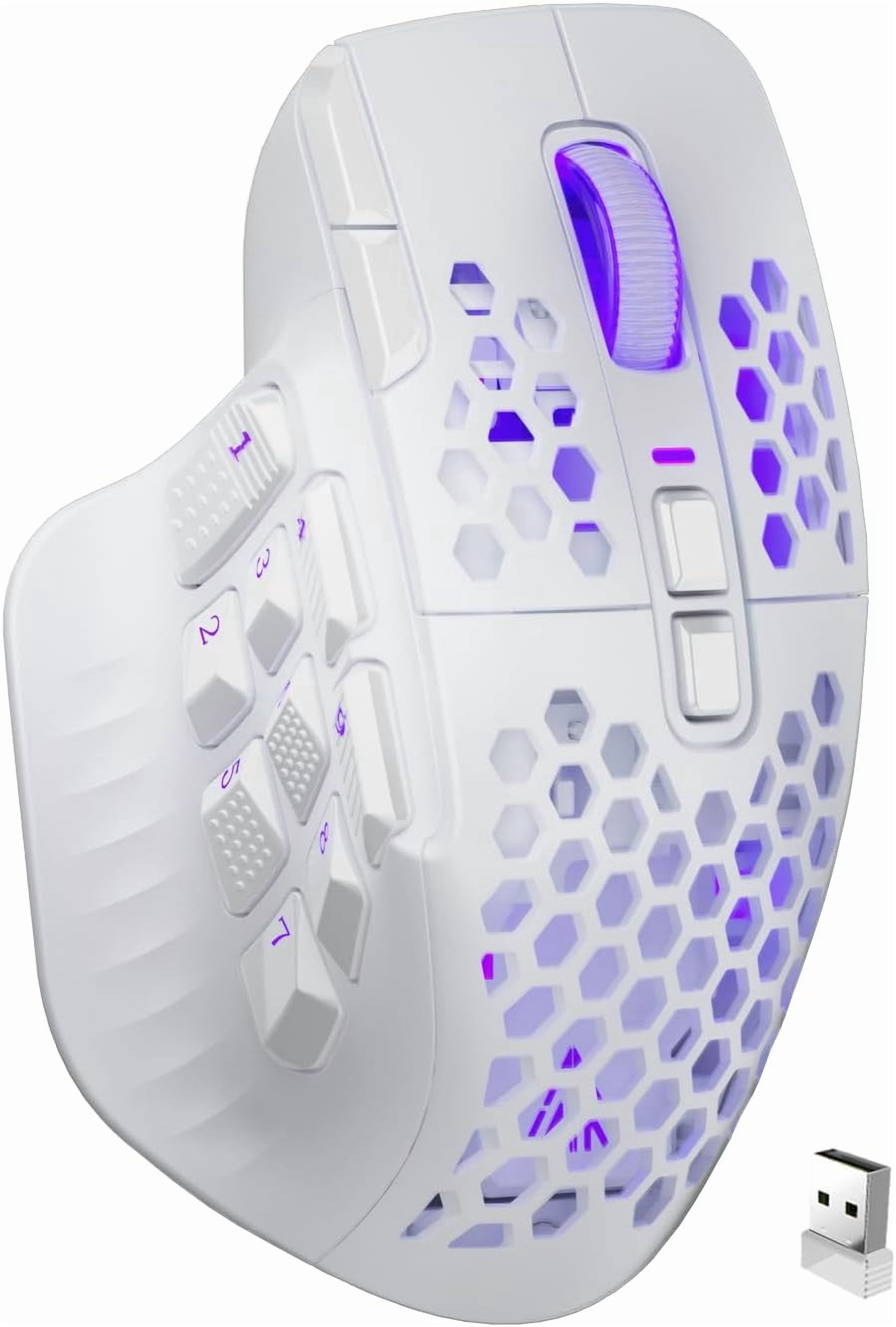 SM809 Gaming with 9 Side Buttons,24000 DPI for Gamer,16 Programmable ...