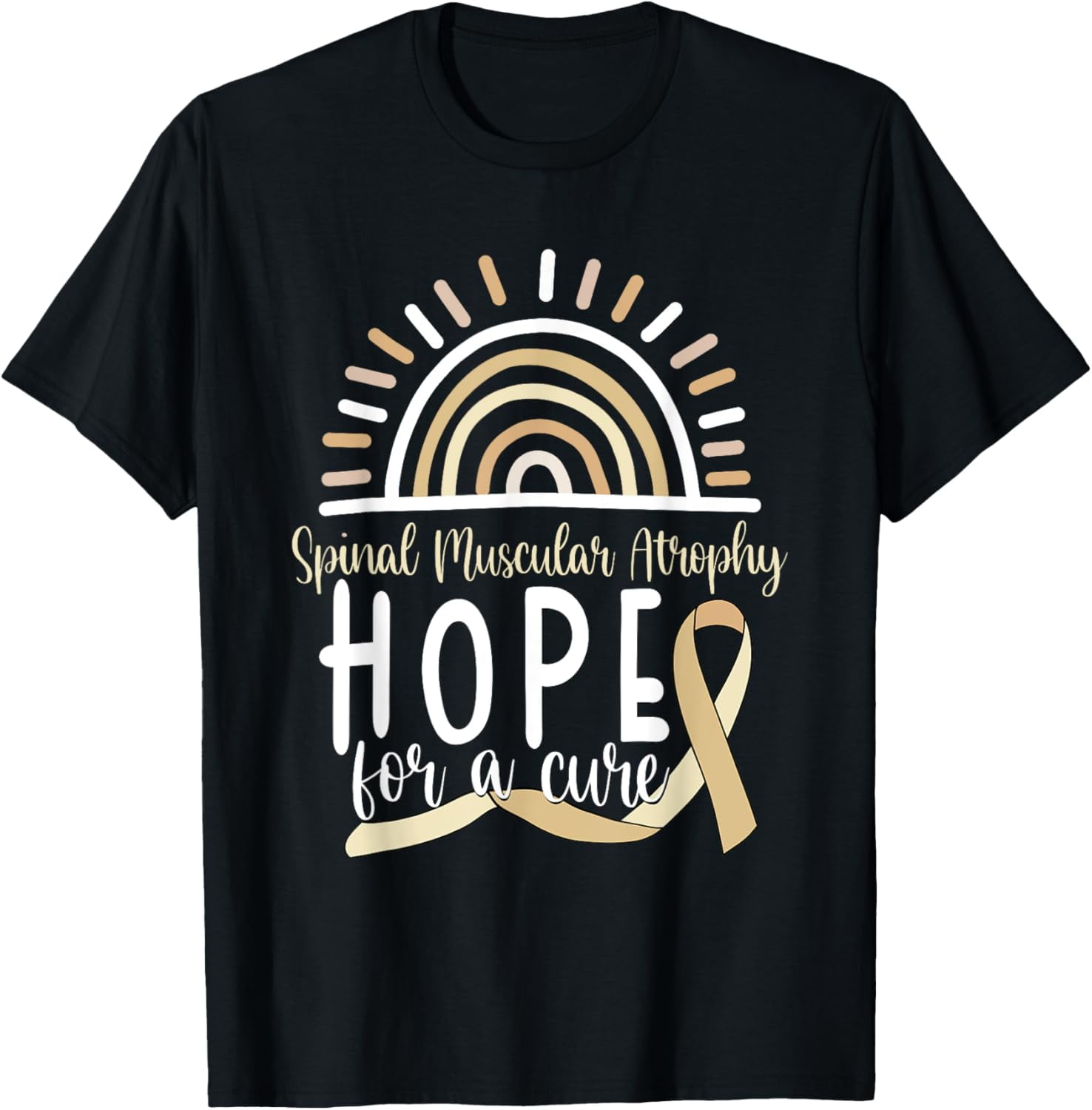 SMA Awareness Month Spinal Muscular Atrophy Hope for a Cure T-Shirt ...