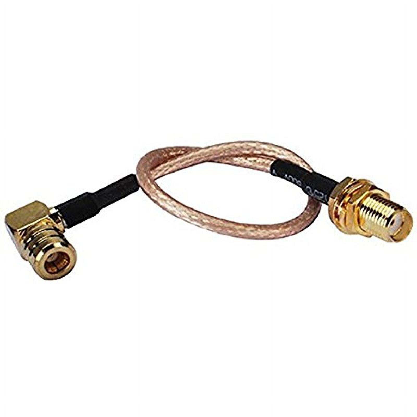 SMA Bulkhead to SMB Male (female pin) Right Angle Pigtail Cable RG316 ...