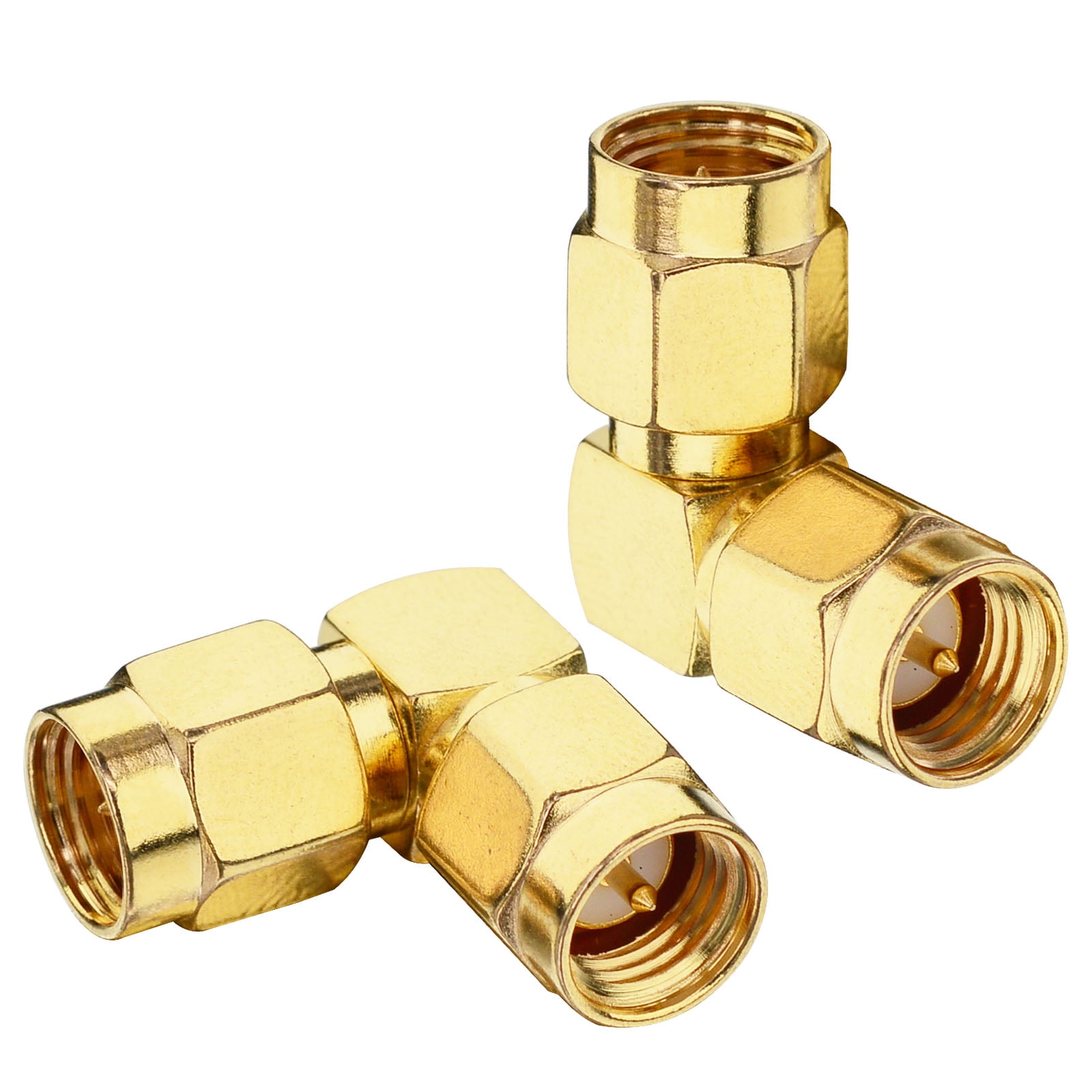 SMA Coax Adapter SMA 90 Degree Connector SMA Male to SMA Male Right ...