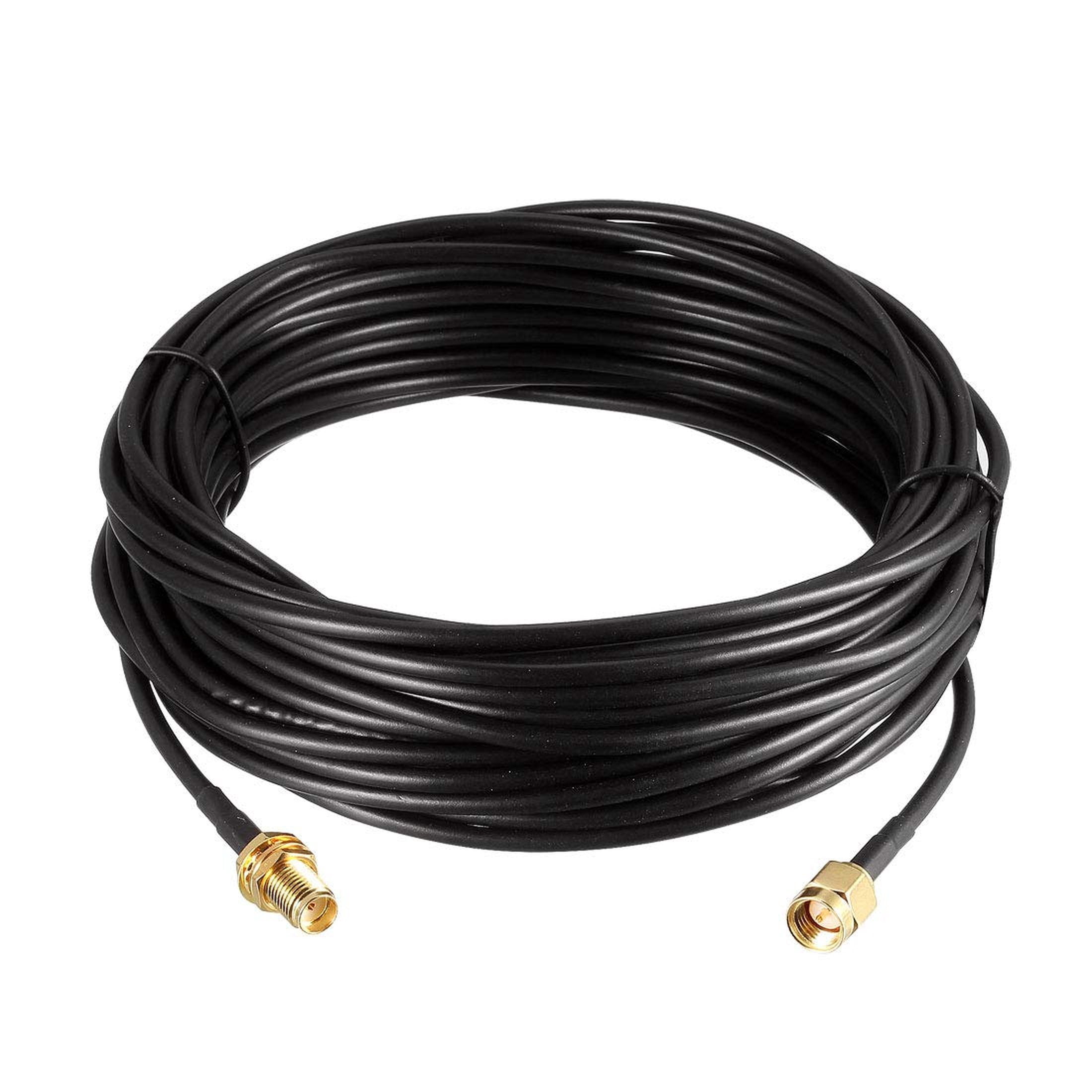 SMA Coax Extension Cable 33ft Male to Female for Antenna and Wireless ...