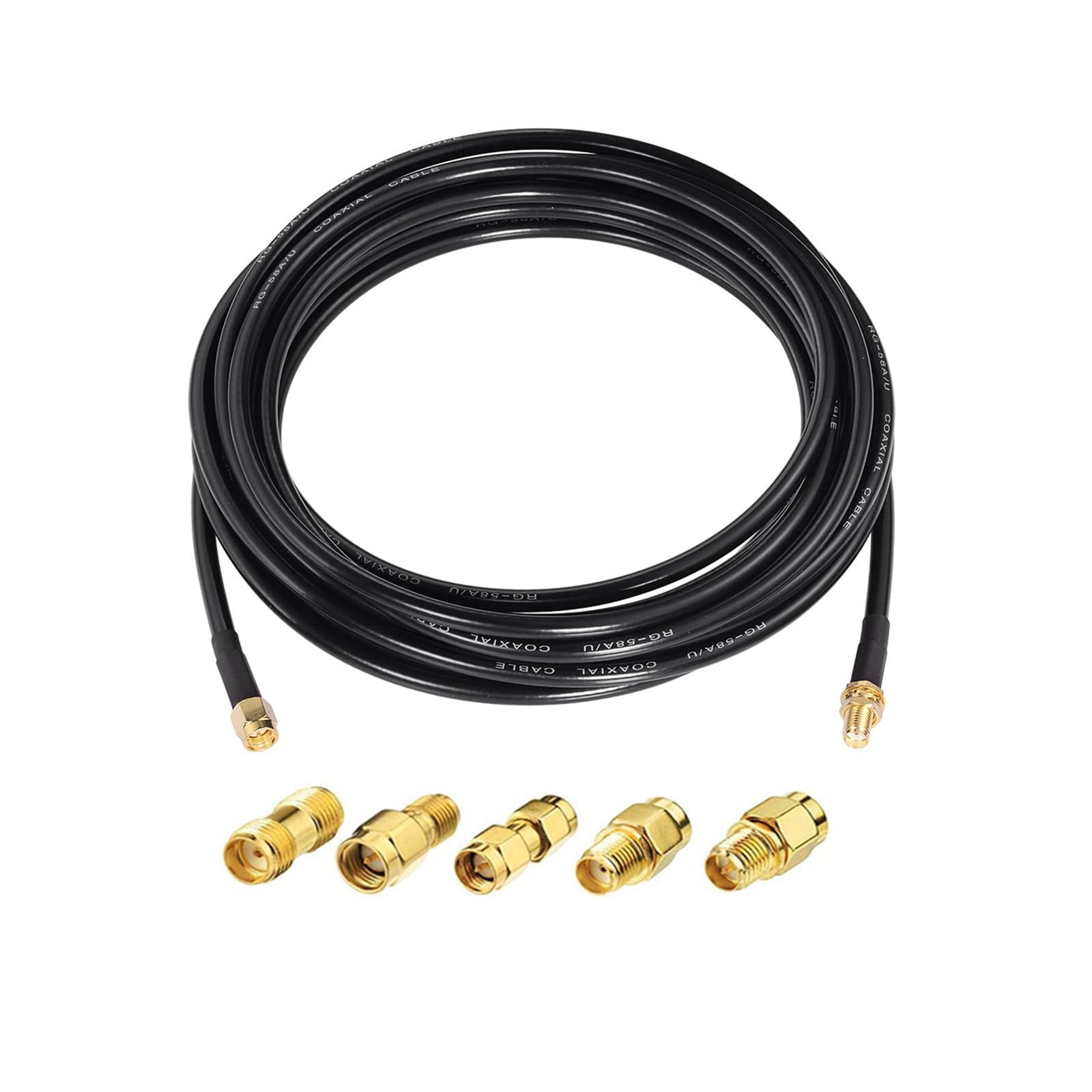 SMA Coaxial Cable and Adapter Kit for RF Antenna Connectivity Solutions ...