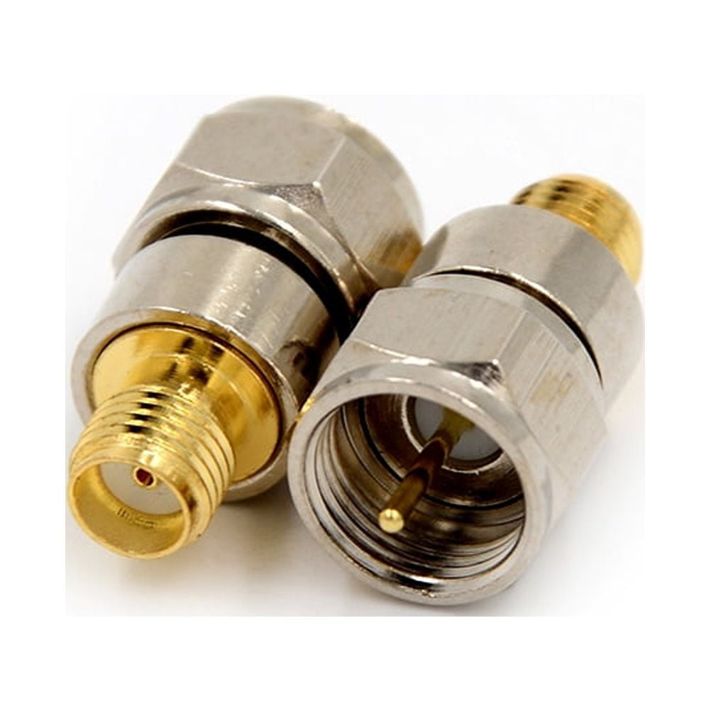 SMA Female Jack To F Male Plug RF Coaxial Adapter Connector Straight ...
