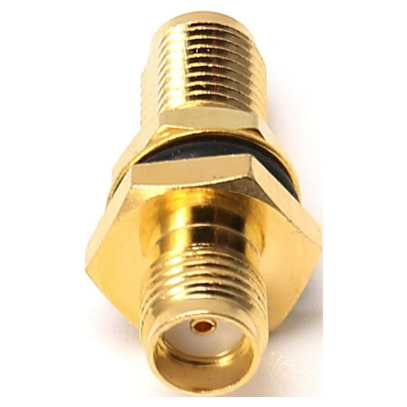 SMA Female RF Connector Straight Coaxial Converter Adapter Panel Mount ...