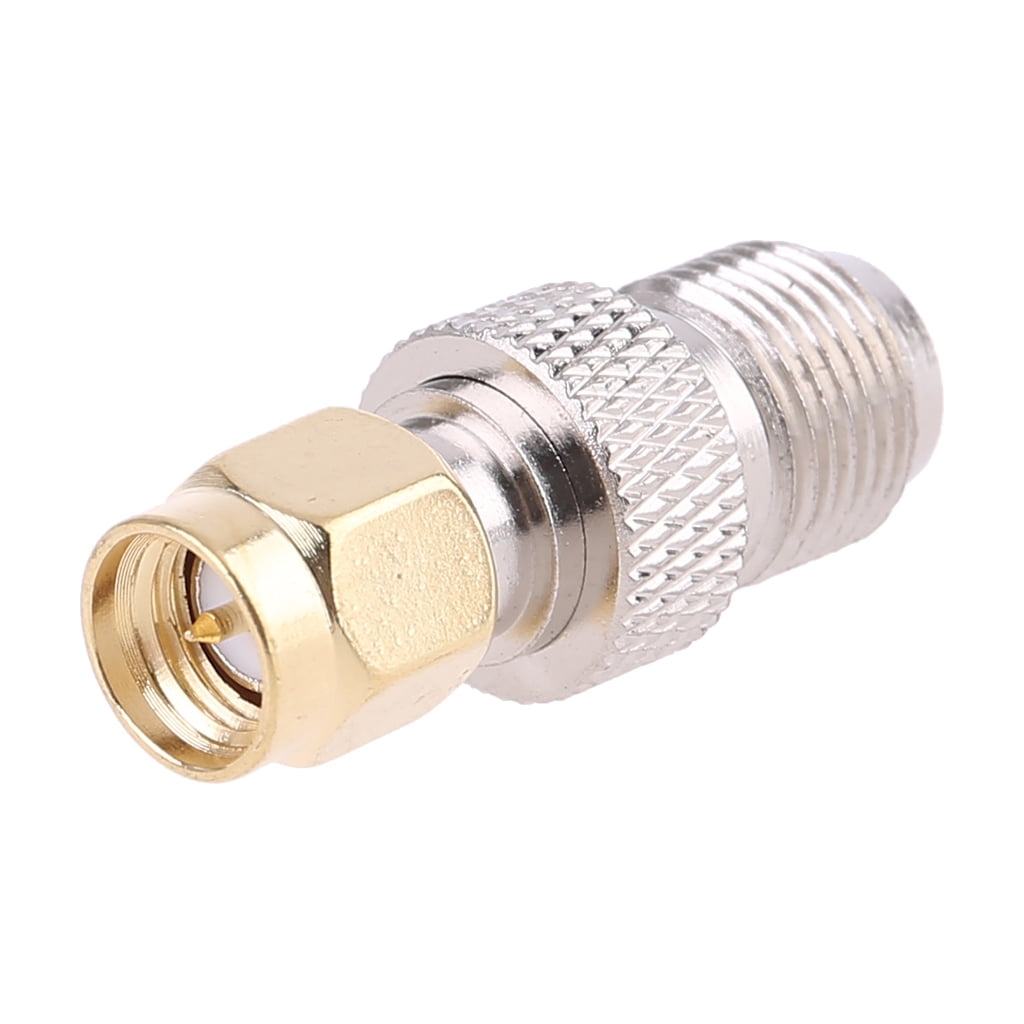 SMA Female To Type F Female Plug Straight RF Coaxial Adapter Connector ...