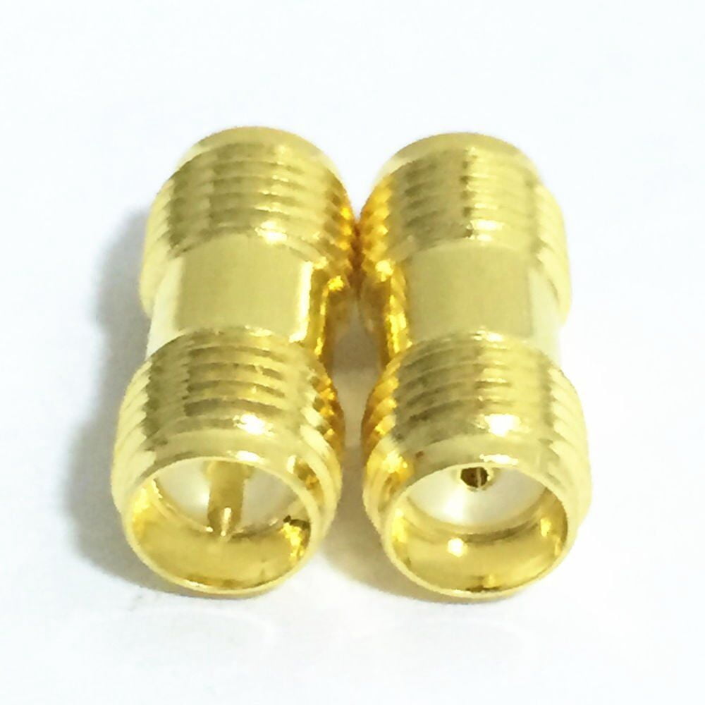SMA Female to RP-SMA Female ( Male Pin Center ) RF Connector Adapter ...