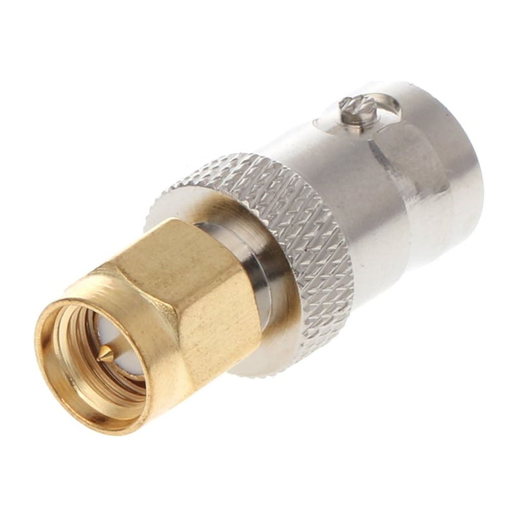 SMA Male To BNC Female Plug Straight RF Adapter Coaxial Connector ...