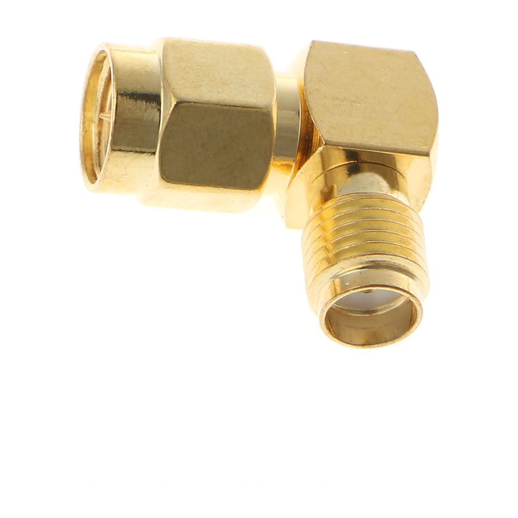 SMA Male To SMA Female Right Angle 90 Degrees RF Coaxial Connector ...