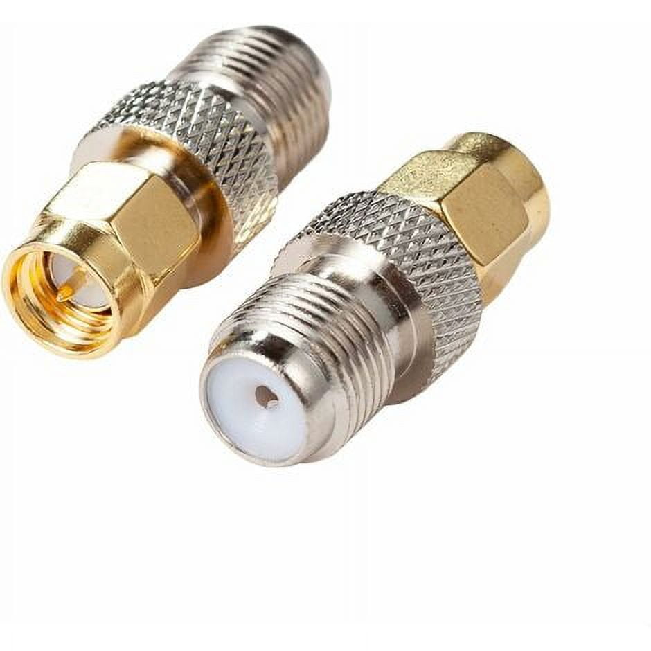 SMA Male to F Female for RTL-SDR & Antennas, Compact Connectors 2-Pack ...