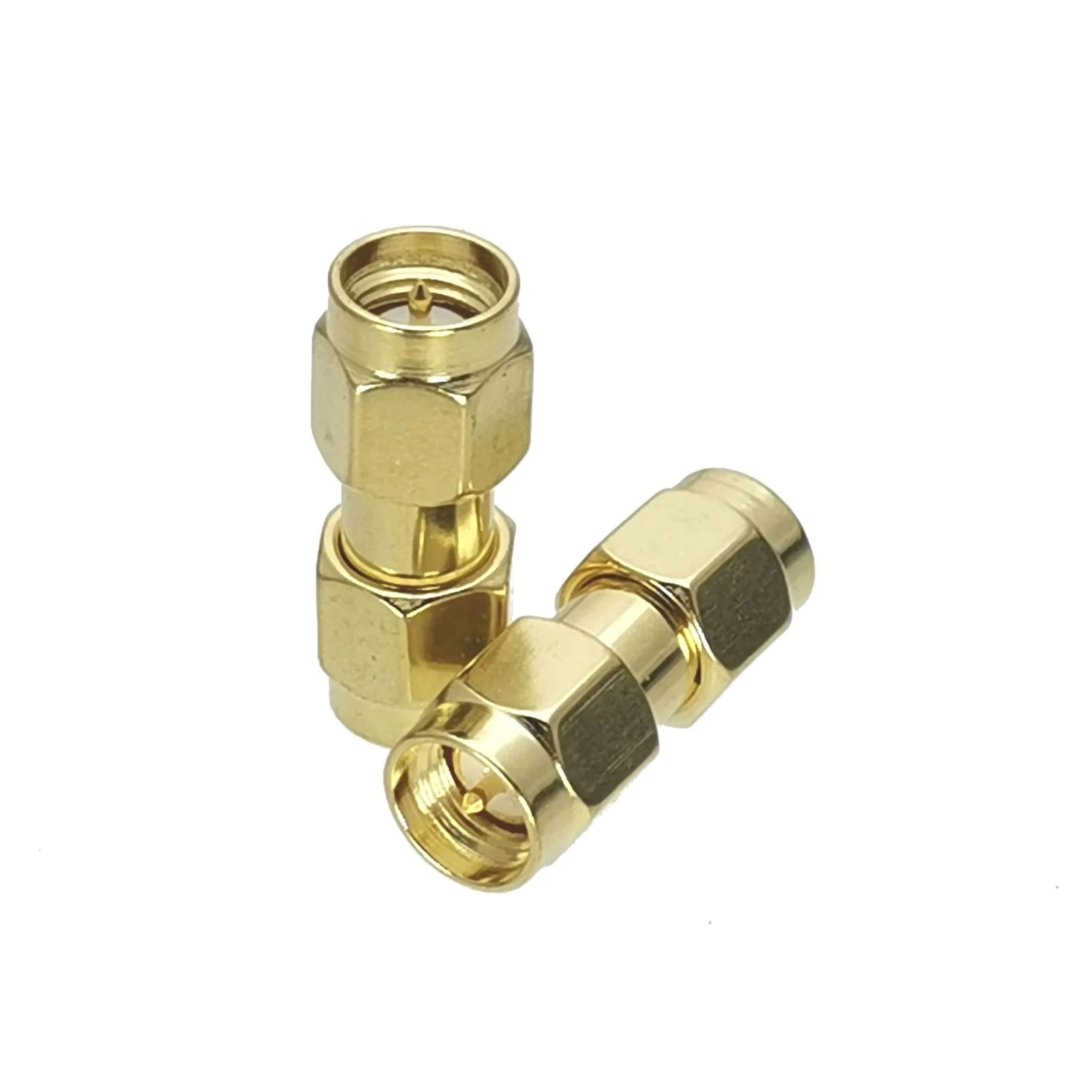 SMA Male to SMA Male (Pin to Pin) Series RF Coaxial Adapter Connector ...