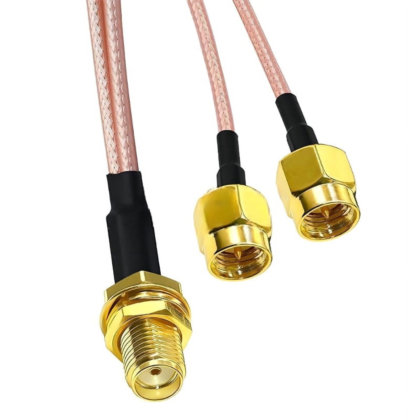 SMA Splitter Cable SMA Male to Double SMA Female Cable SMA Adapter ...