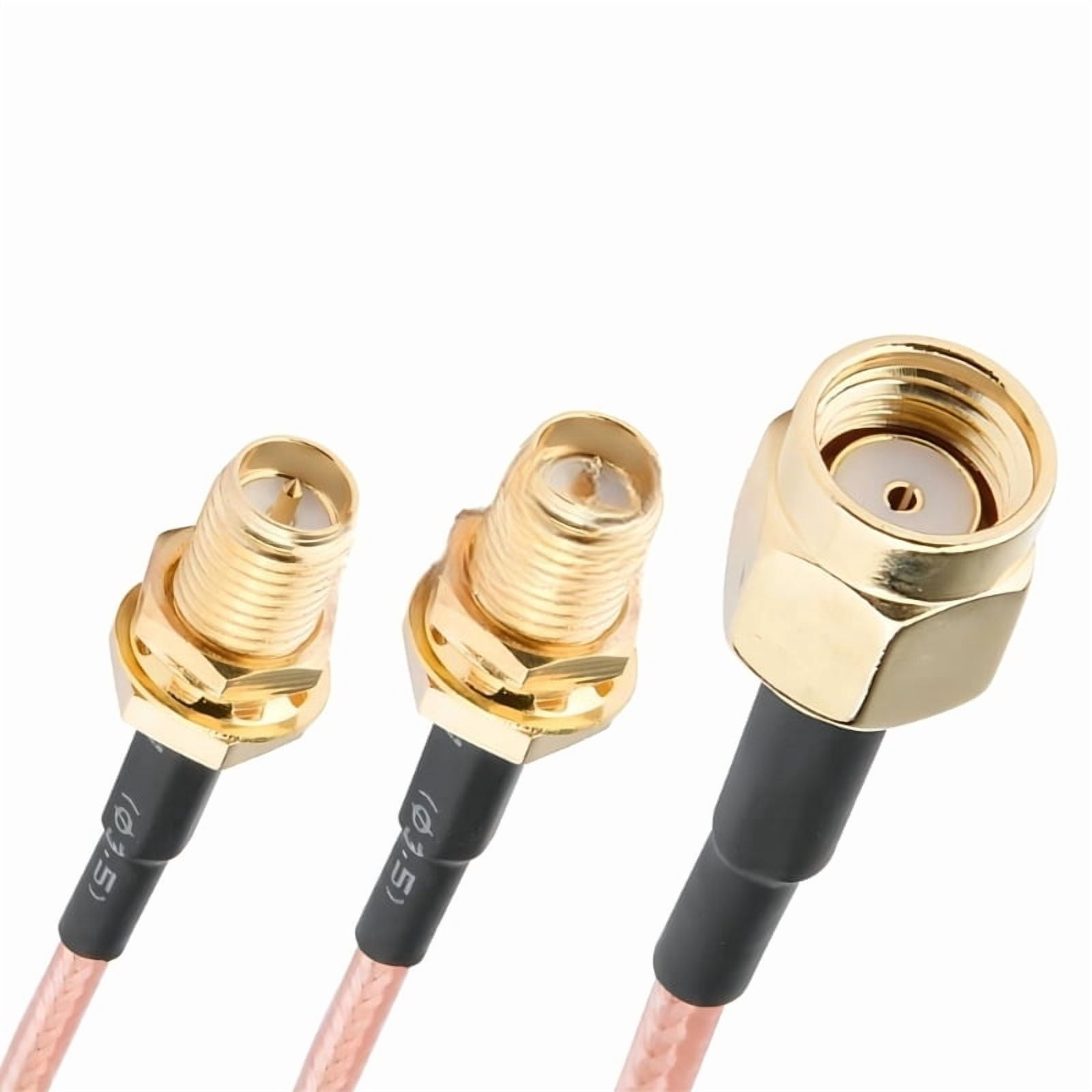 SMA Splitters Cable SMA Female to SMA Double Male Connectors Cable ...