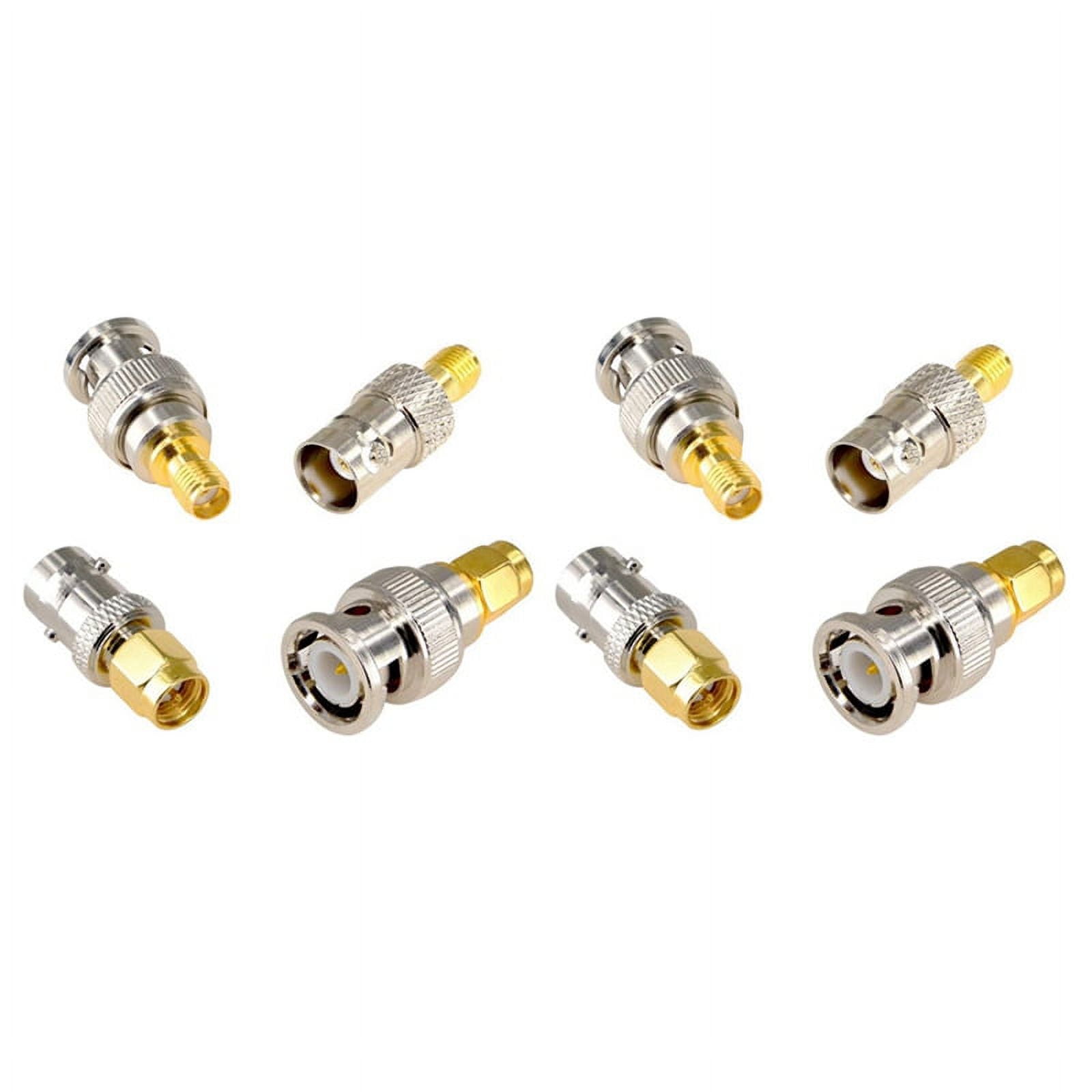 SMA to BNC Kits 2 Set RF Adapter Connector Kits for SDR Ham Radio UV-5R UV82 V-5R5 Two Way ...