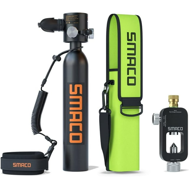 SMACO 0.5L Oxygen Tank Mini Scuba tank Support Underwater Breathing ...