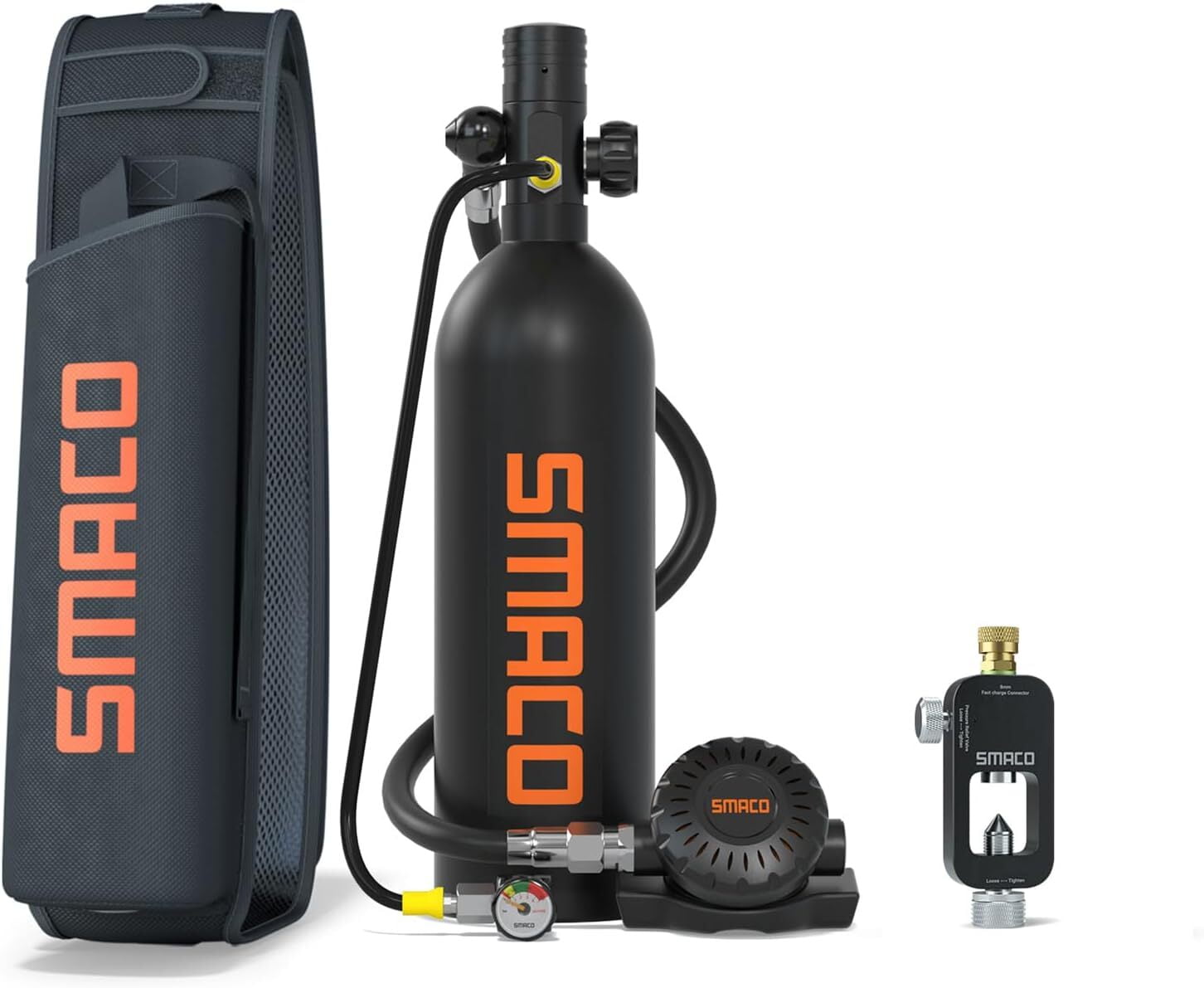 SMACO 1L Scuba Tank Mini Scuba Tank S400PRO Scuba Diving Tank Diving ...