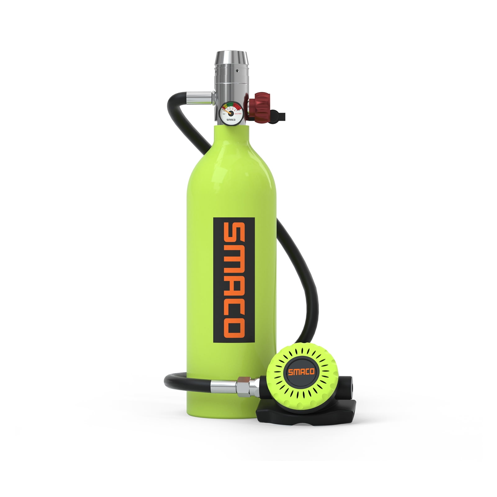 SMACO S400 Scuba Tank Mini Scuba Tank with 1L Capacity Support 15-20 ...
