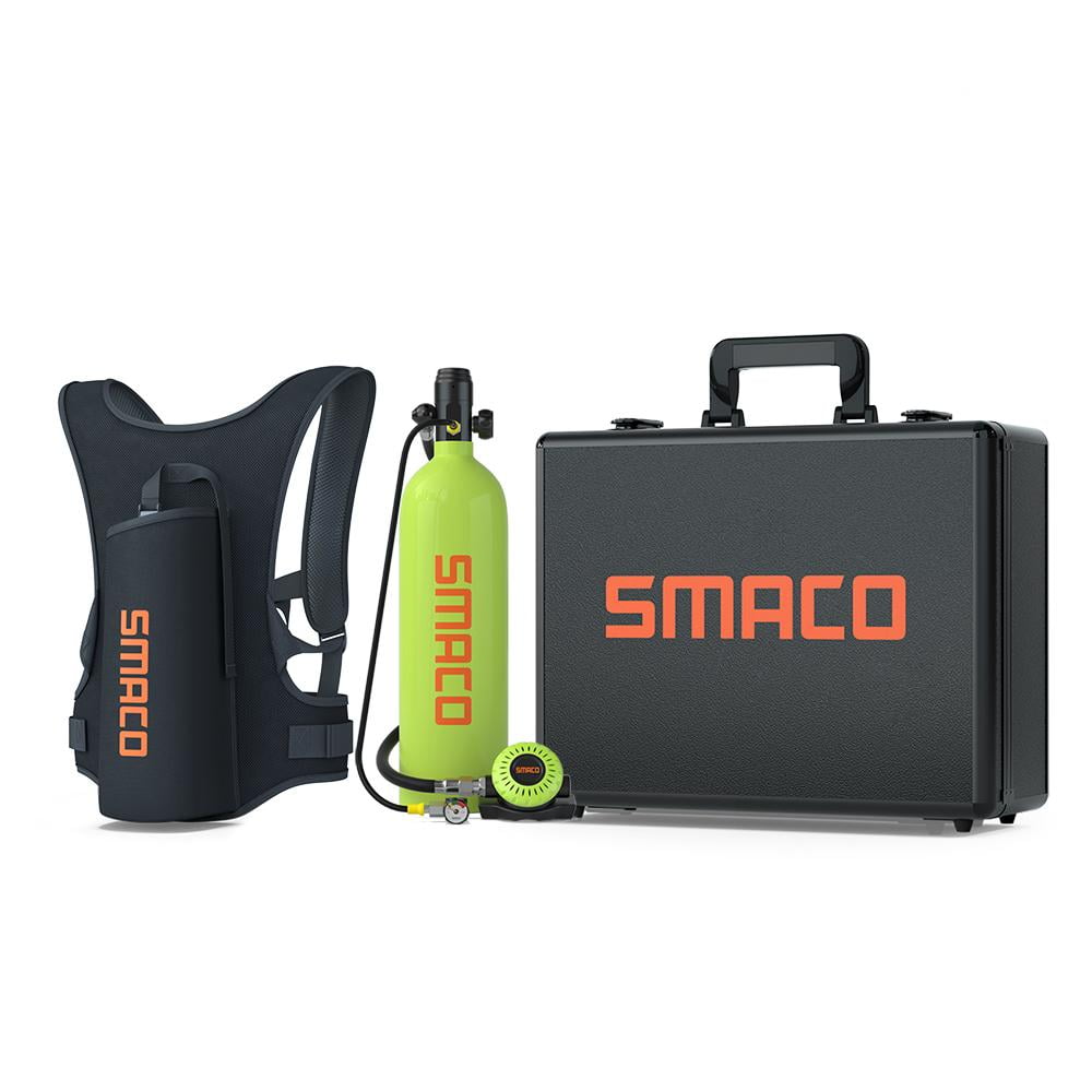 SMACO S700 Mini Scuba Tank 1.9L Portable 25-30 Minutes Backup Diving ...