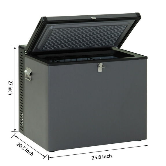 SMAD 2.4 Cu ft Propane Gas Chest Freezer LPG & Electric for Camp Van ...