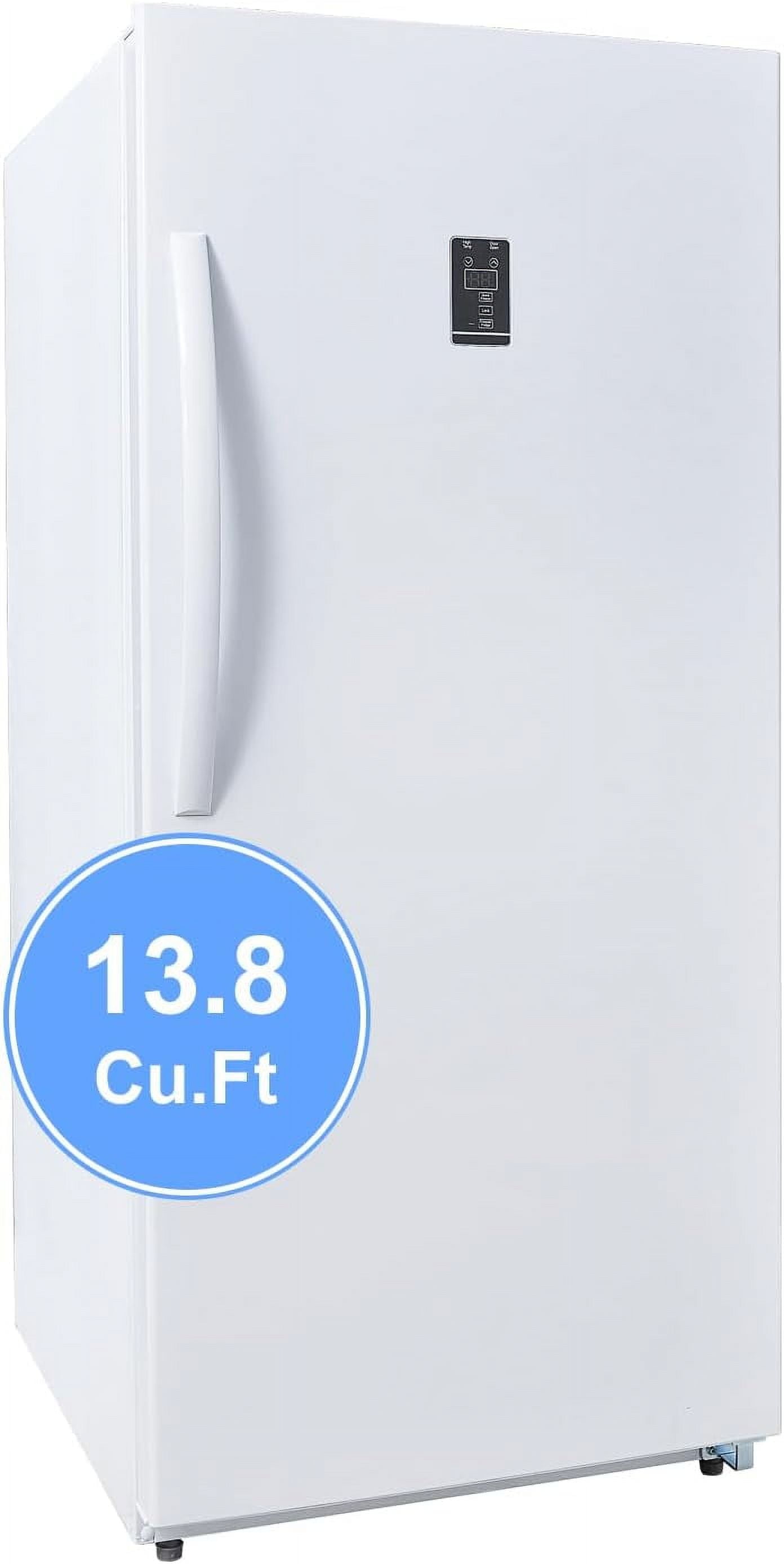 SMAD Convertible Single Door 13.8 Cu ft Upright Freezer Refrigerator ...