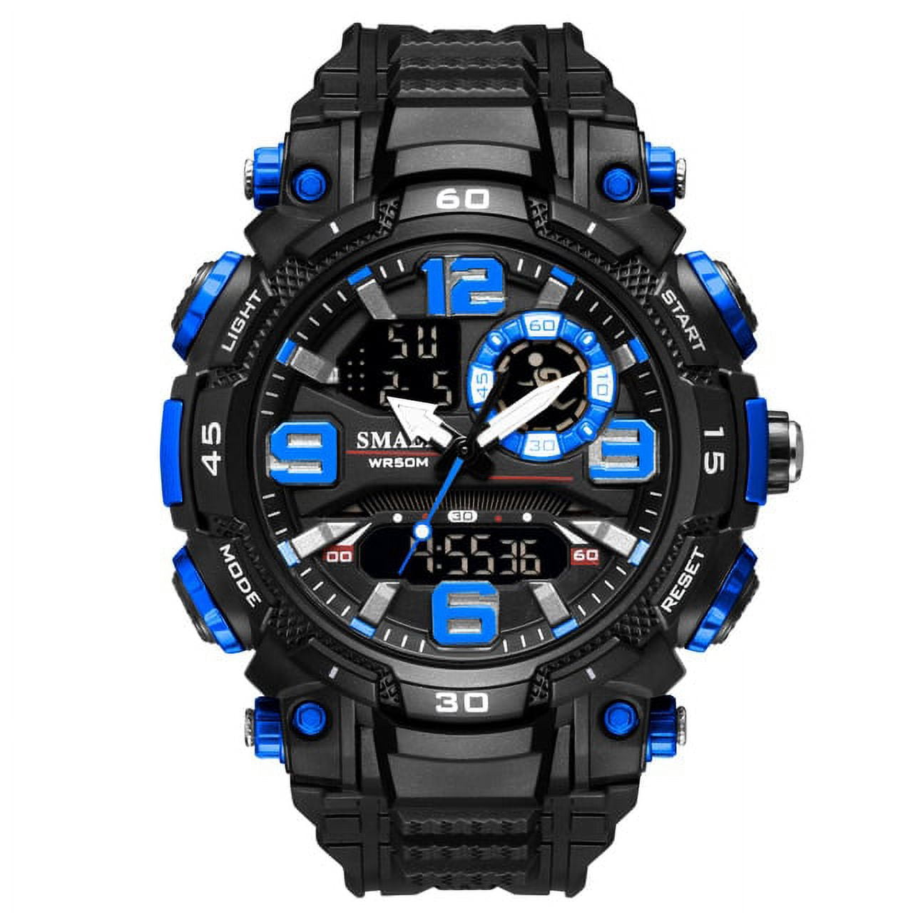 SMAEL Men Watch Digital Quartz Wristwatch LED Electronic Alarm Sport ...