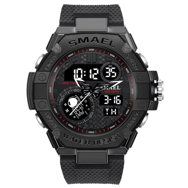 SMAEL Sports Watch Men Fashion Astronaut Creative Dial Waterproof ...