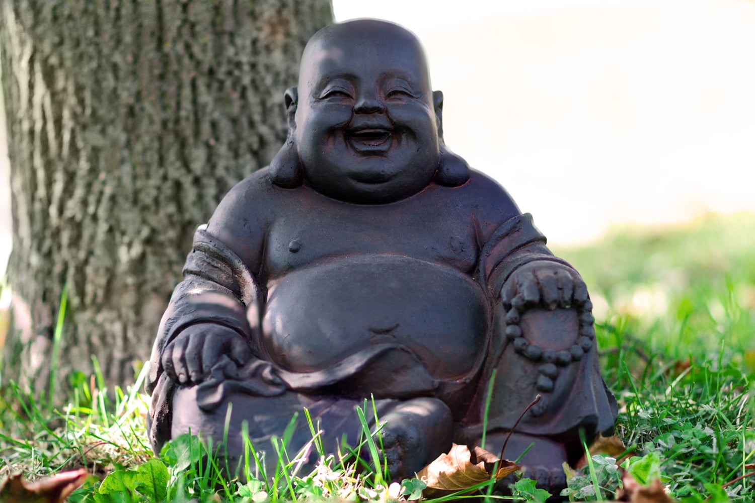 Hi-Line Gift Ltd Happy Face Buddha Sitting Statue - Walmart.com