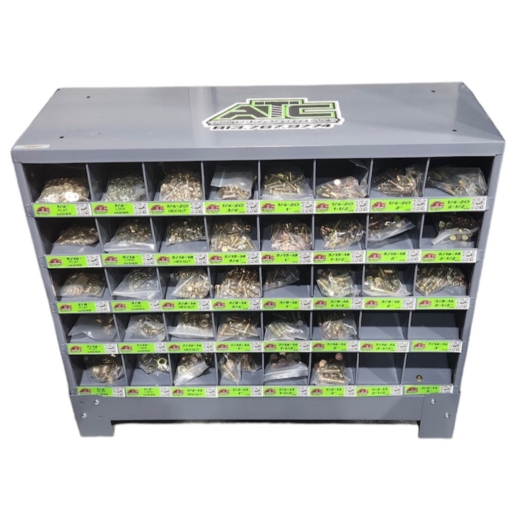 "SMALL" Bolt Bin (2700+) pieces Grade 8 - Walmart.com
