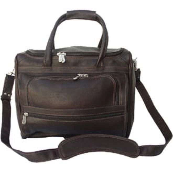 Piel Leather Small Computer Carry-On Bag - Spacious, Padded Laptop ...