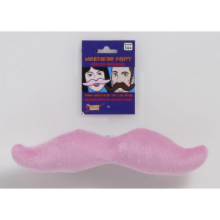 SMALL PLUSH MOUSTACHE-PINK - Walmart Business Supplies