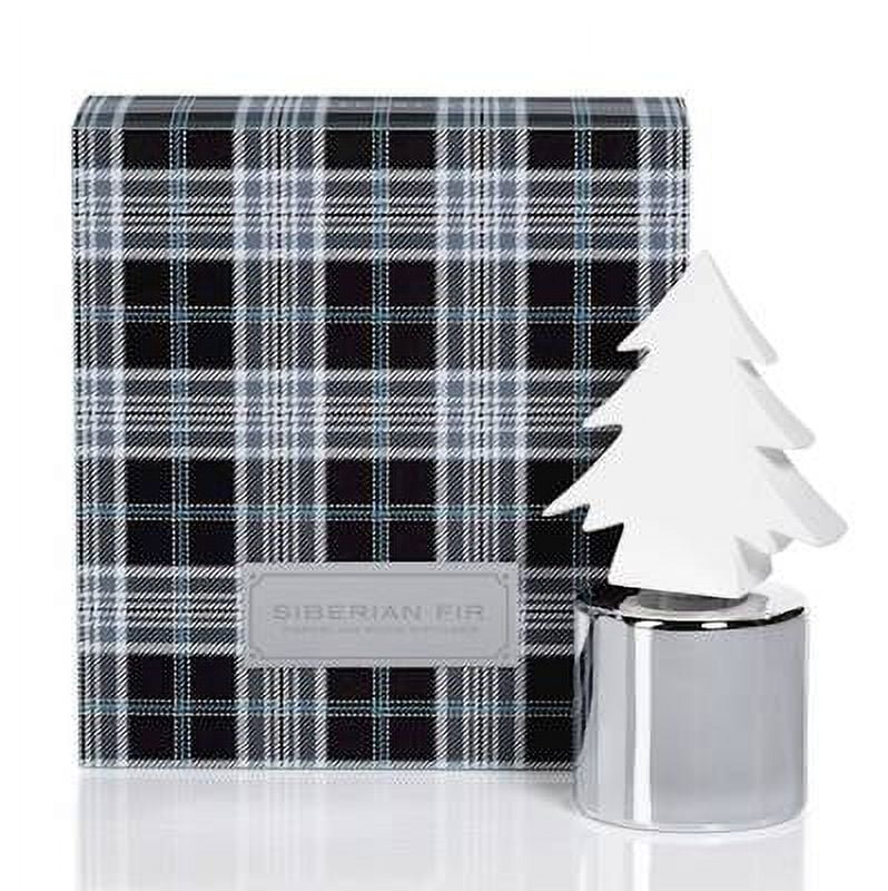 SMALL SILVER TREE SIBERIAN FIR Aroma Porcelain Diffuser - Walmart ...