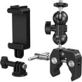 SMALLRIG Upgrade Camera Mount Clamp Kit, Small Ball Head Magic Arm with ...