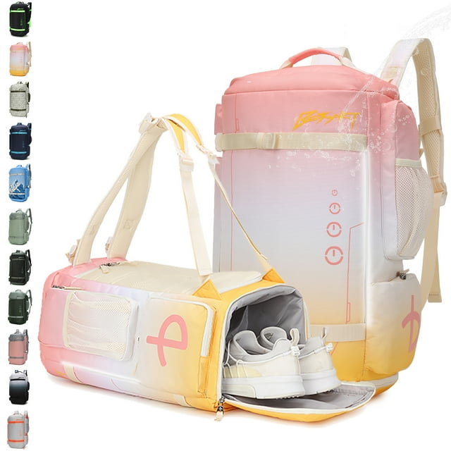 BE SMART 33L Extra Large Gym Backpack for Women, Big Gym Bag with Shoes ...