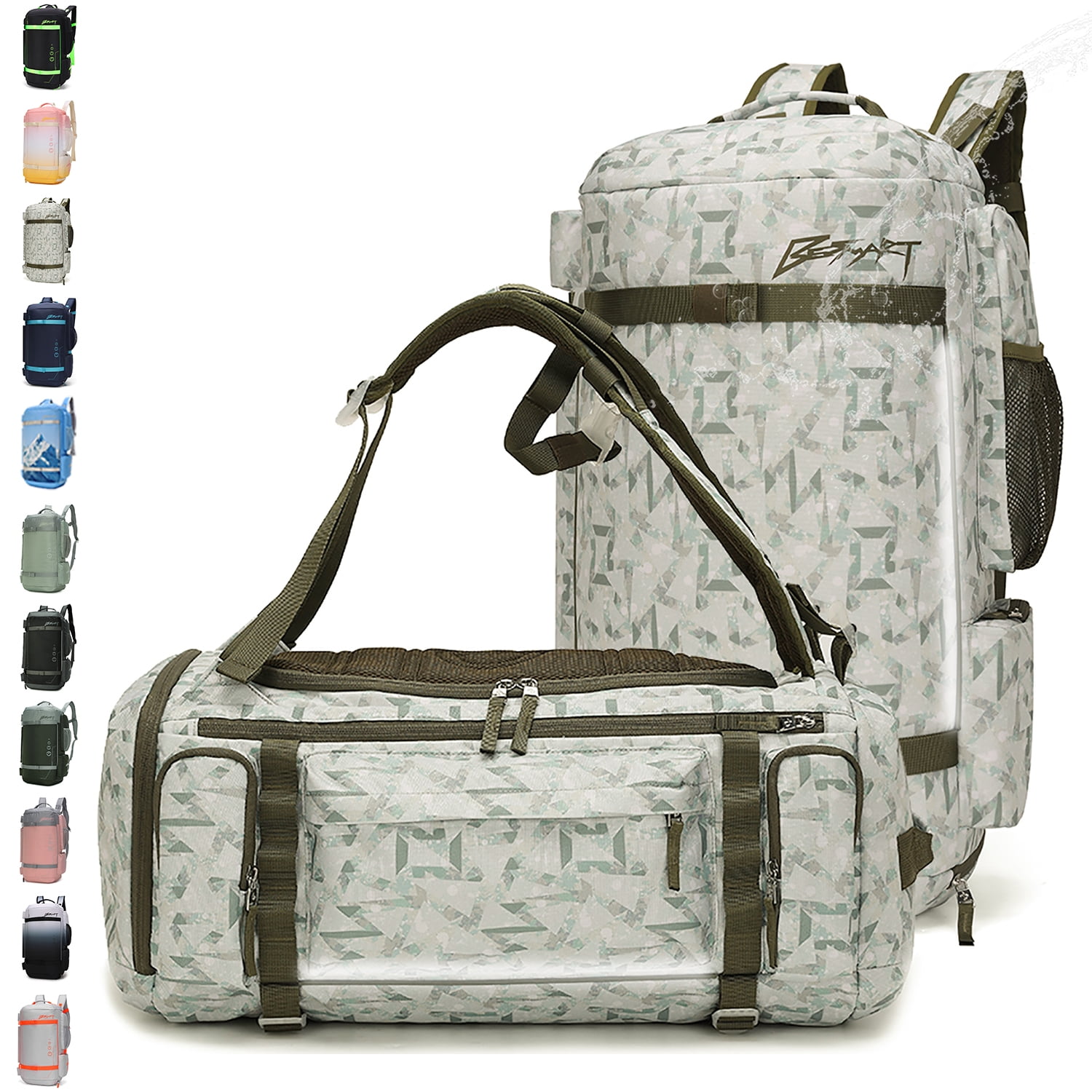 BE SMART 50L Extra Large Gym Backpack for Men, Big Gym Bag with Shoes ...